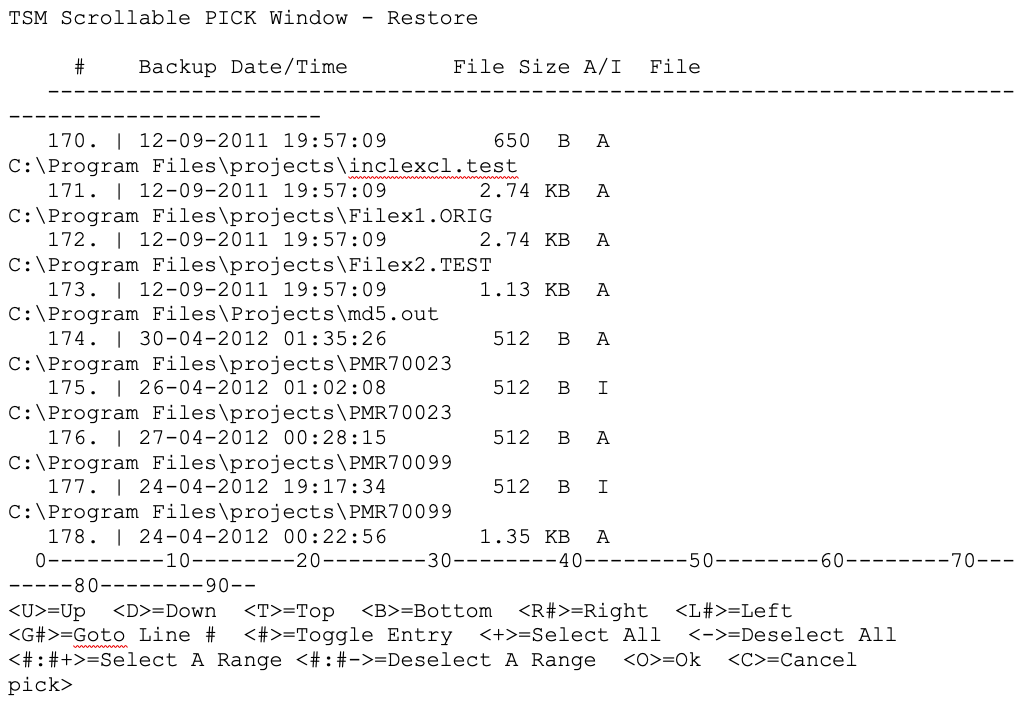 IBM Spectrum Protect Client Command Line Utility for Windows - - IT Service Desk